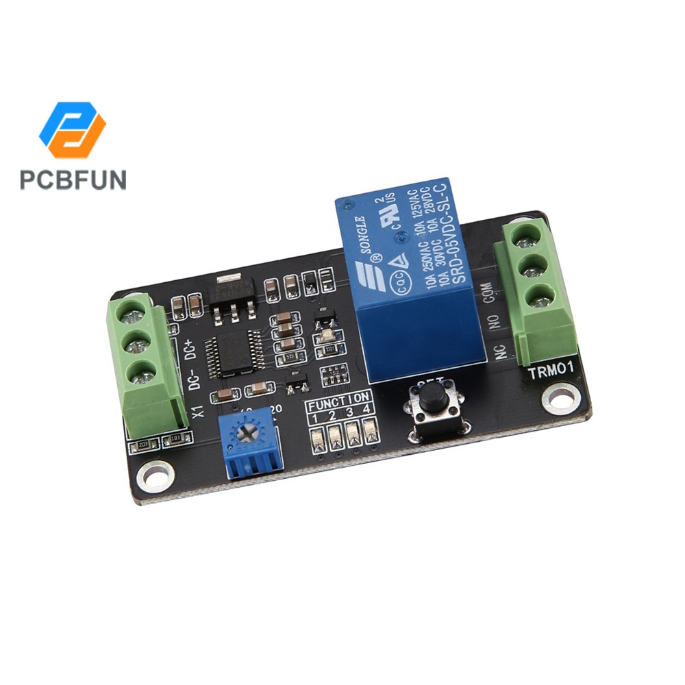 Pcbfun Dc 5V/12V/24V Time Delay Relay Module / Self-Locking Switch 4 Functions | Shopee Philippines
