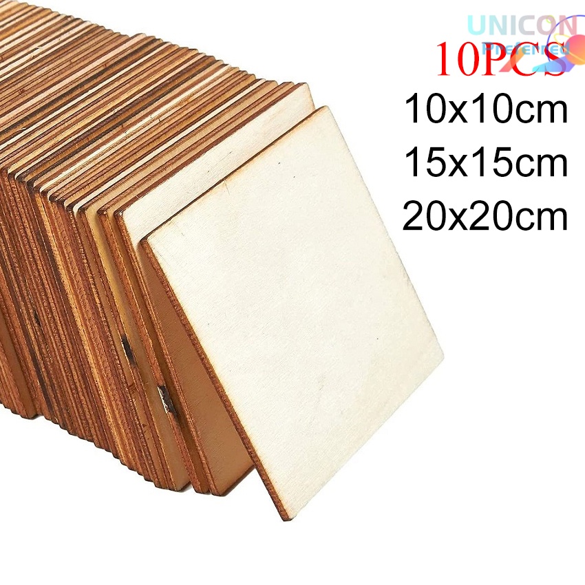 10Pcs DIY Balsa Wood PLANK Sheets Wooden Plate for building Model house ...