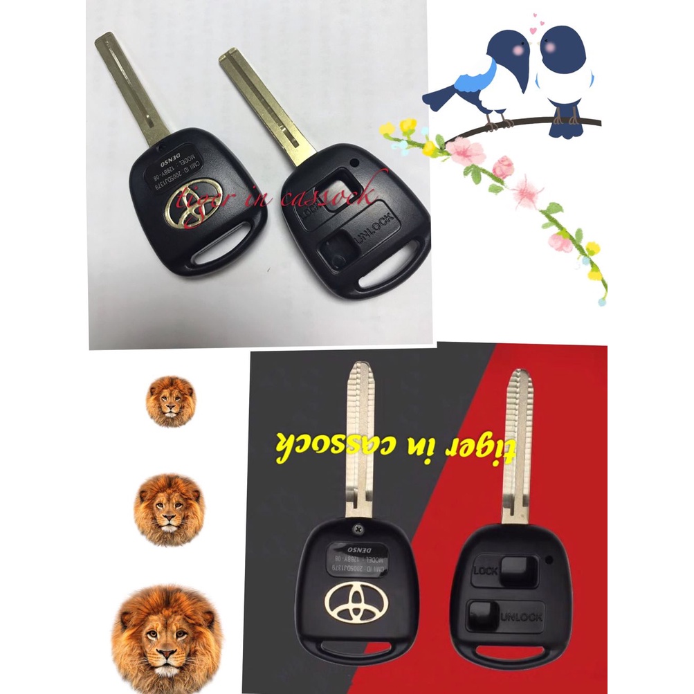 Toyota 2 buttons replacing remote key casing for updating TOYOTA LEXUS ...