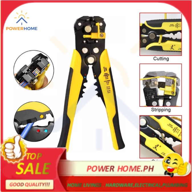 Professional Automatic Wire Striper Cutter Stripper Crimper Pliers ...