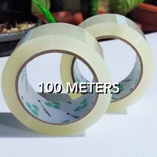 Packaging Clear Tape 100 meters - HIGH QUALITY TAPE | Shopee Philippines