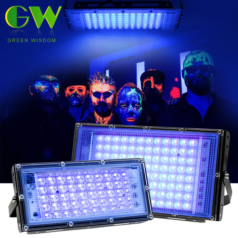 UV LED Floodlight 50W 100W 150W Ultraviolet light 395nm Lamp 220V ...