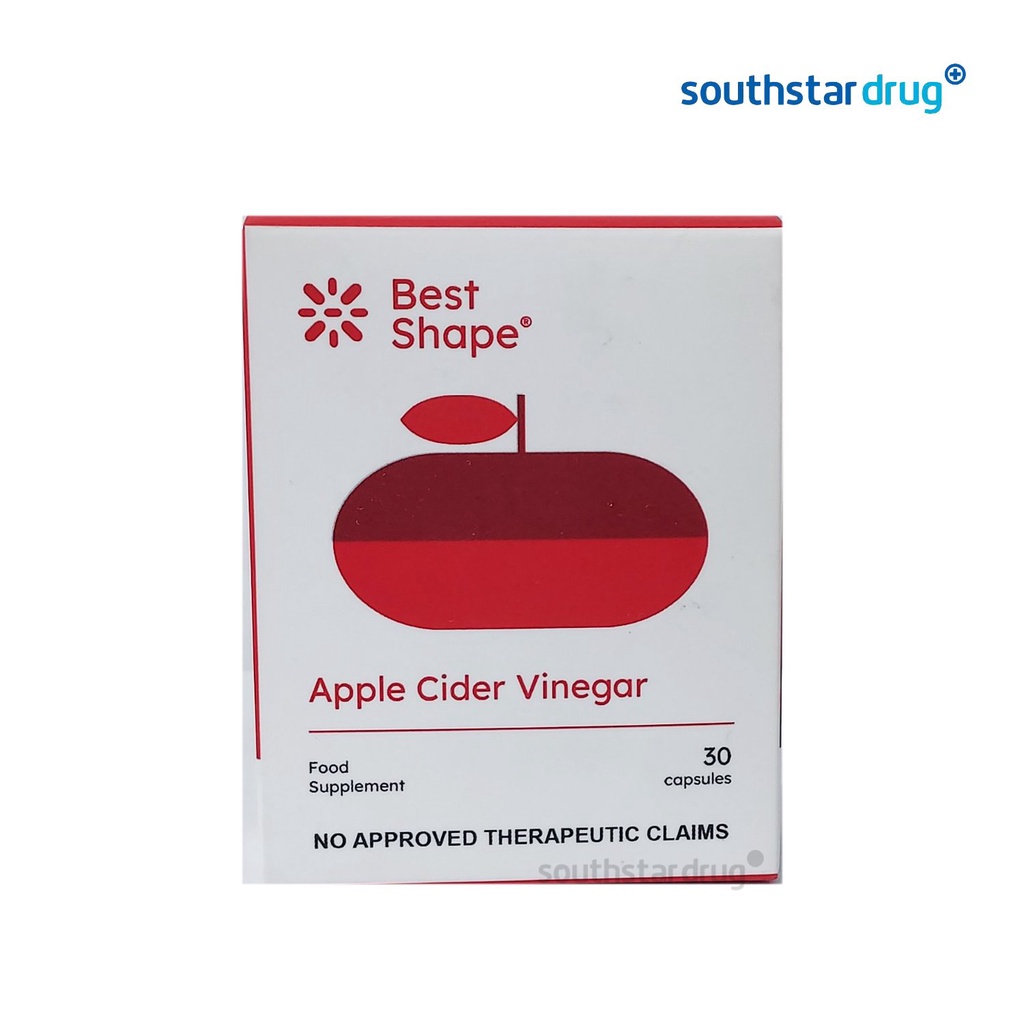 Best Shape Apple Cider Vinegar Capsule - 30s | Shopee Philippines