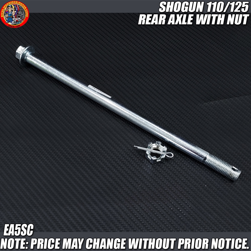 SHOGUN 125/SMASH SWINGARM AXLE WITH NUT (EA4SE) | Shopee Philippines