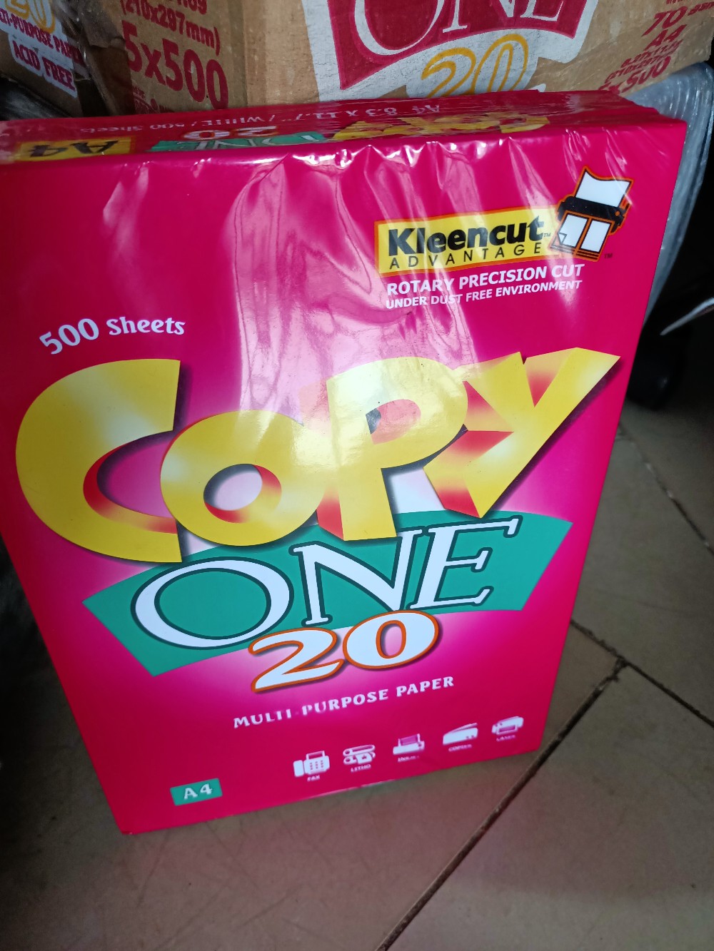 COPY ONE BOND PAPER WHITE (500SHEETS IN PER REAM) (LONG/A4/SHORT ...