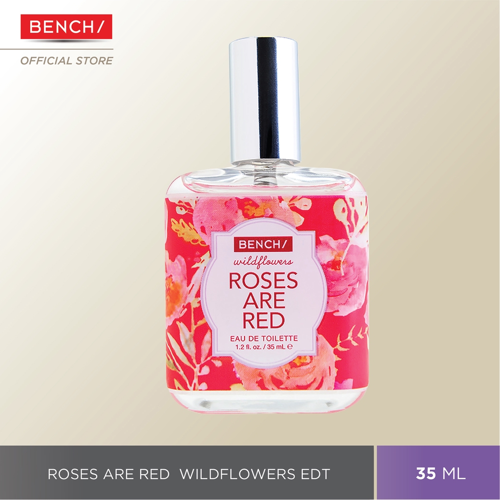 TCC5035D - BENCH/ Wildflowers Edt - Roses Are Red 35ml | Shopee Philippines
