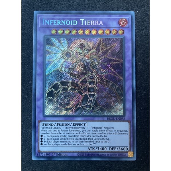 Yugioh - Infernoid Tierra (TCG) | Shopee Philippines