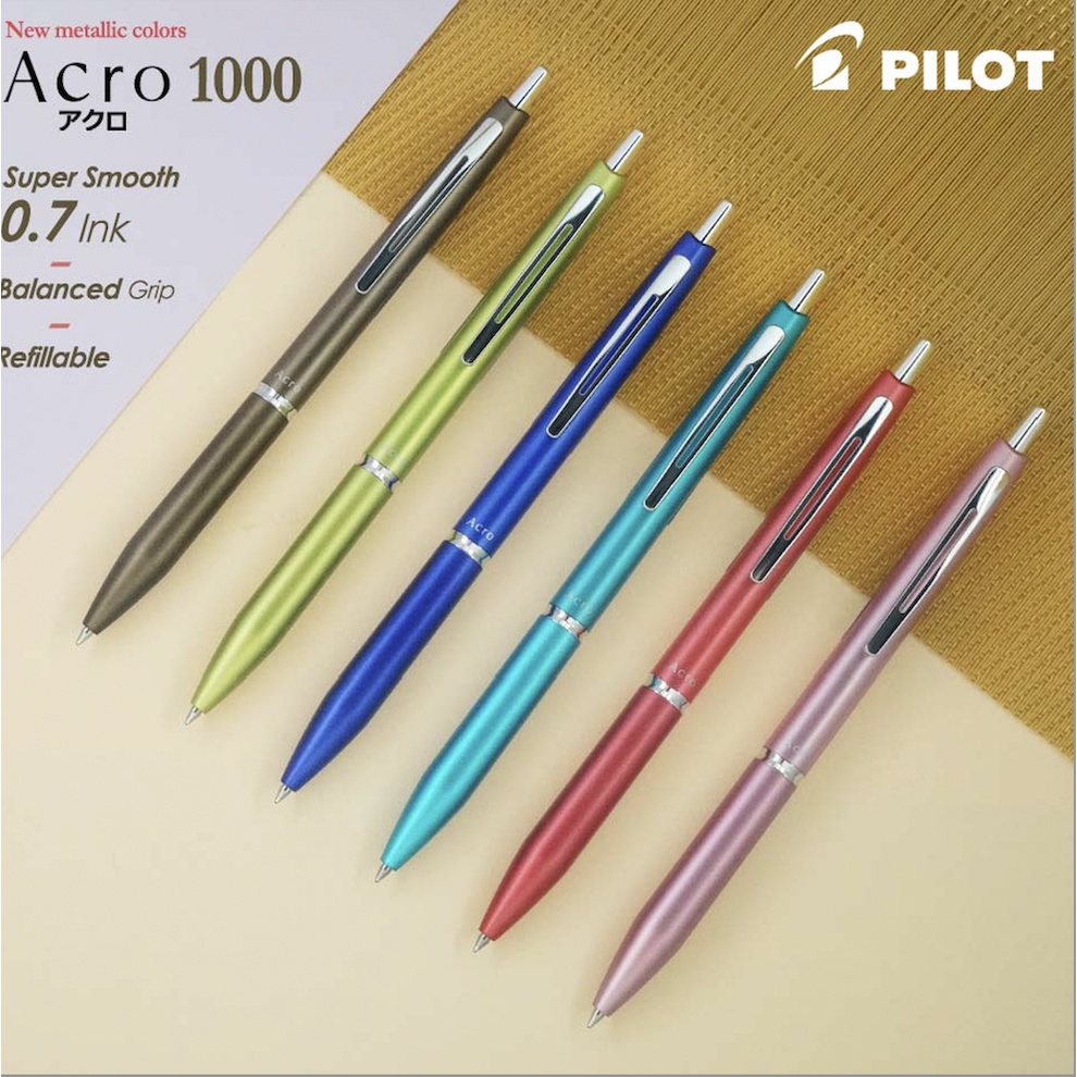 Pilot Acroball 1000 Acro1000 0.7mm retractable pen with case ( 1 piece ...