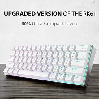 RK Royal Kludge Rk61 Pro RGB 60% Compact 61-Keys Dual-Mode Mechanical ...