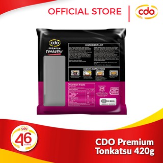 CDO Premium Tonkatsu 420g – CDO Foodsphere | Shopee Philippines