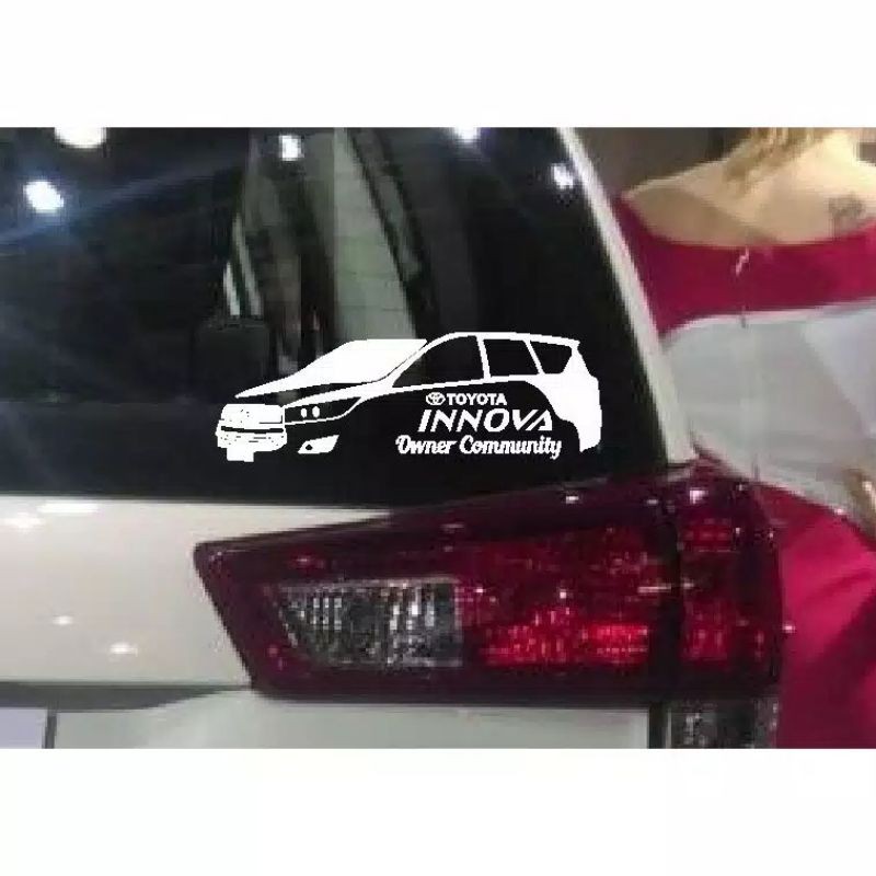 Cutting Toyota Innova Owner Community Car Window Sticker - UniTop