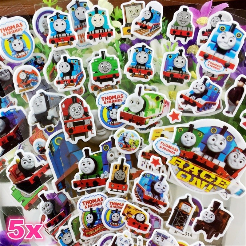 5 Sheets Thomas The Train Kids Boys Cartoon Stickers | Shopee Philippines