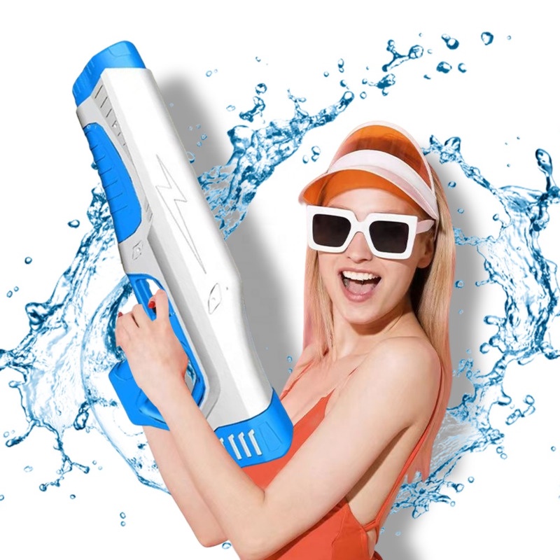 Electronic Water Gun Automatic Pumping Long Range Super Soaker Squirt
