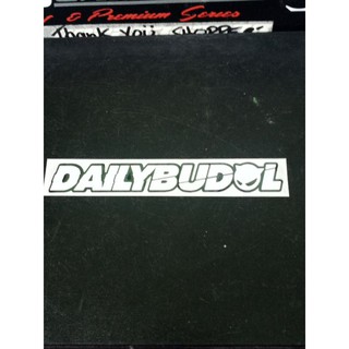 Daily BUDOL sticker style ( car and motor decal ) | Shopee Philippines