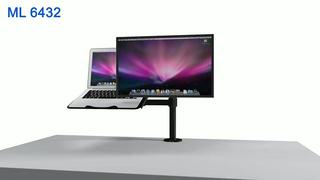Expose Monitor Mount Laptop Adjustable monitor Stand PC Desk Arm ...