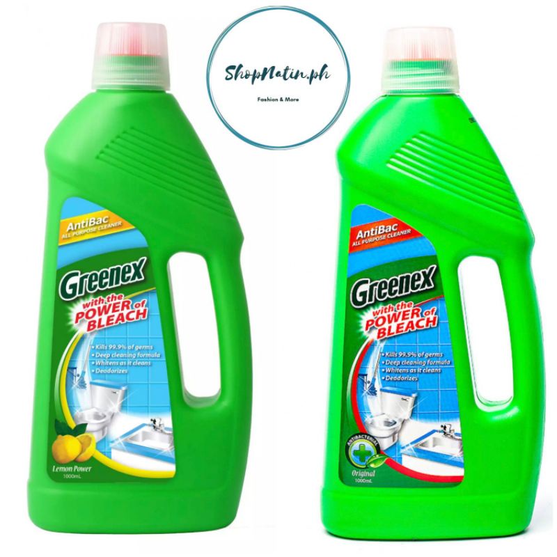 Greenex AntiBac All Purpose Cleaner with Bleach Original Lemon Scent ...