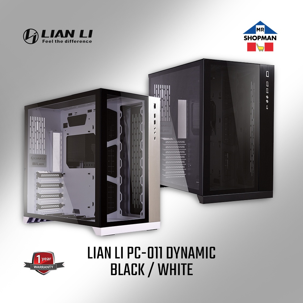 Lian Li PC O11 Dynamic Dual Chamber ATX Case Black / White | Shopee ...