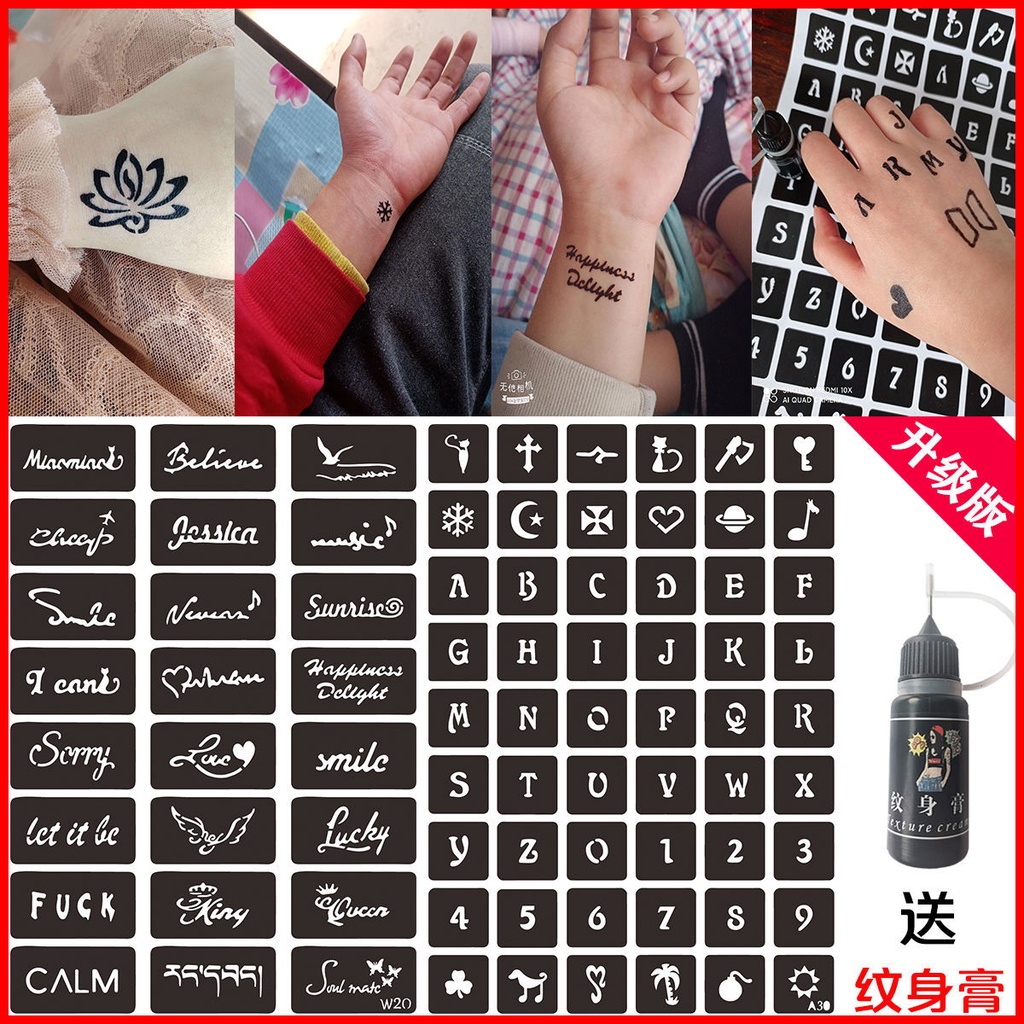 Tattoo Special Waterproof Long-Lasting Male Trendy Female Sexy Ink Semi ...