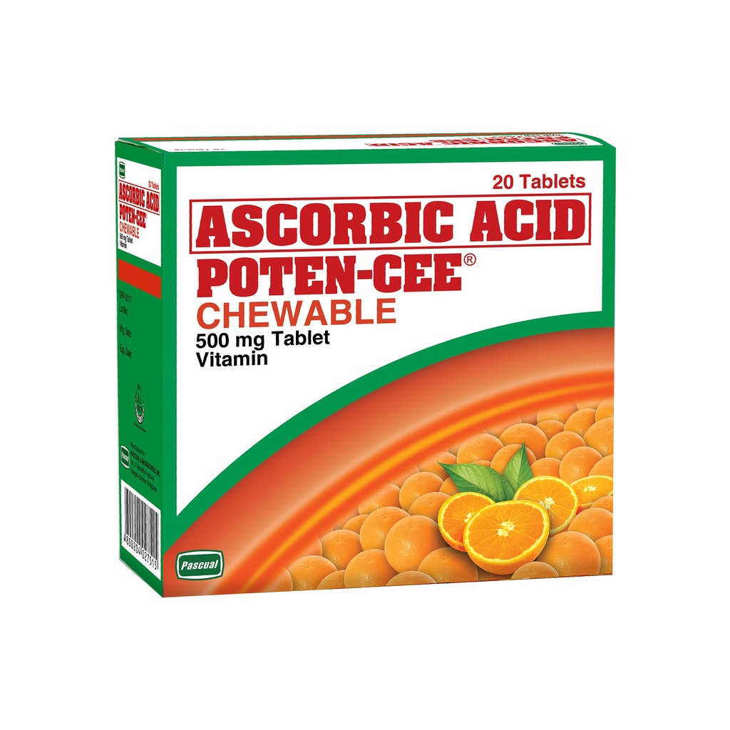 Potencee Chewable Tablet 500mg 20s | Shopee Philippines