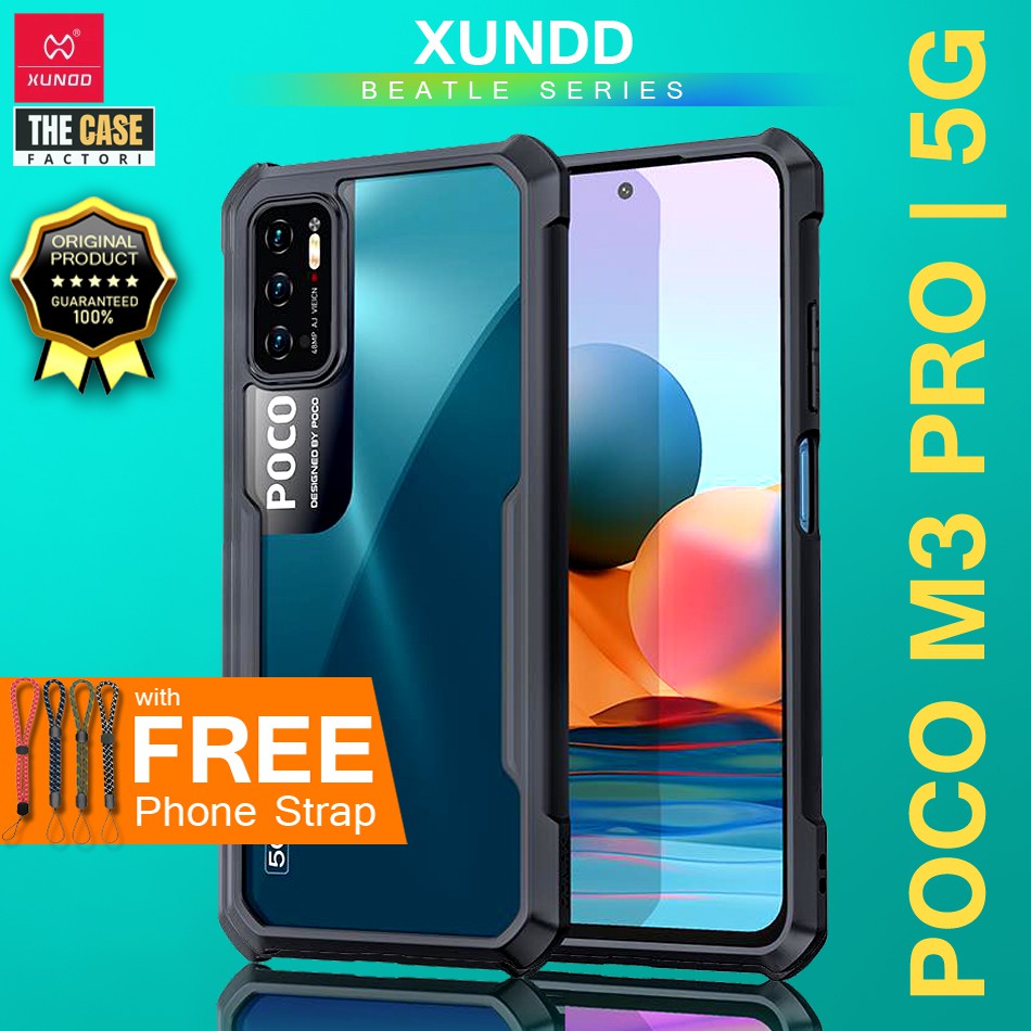 Xundd Beatle Clear Shock Proof Armor Case for Xiaomi Poco M3 Pro / Poco ...