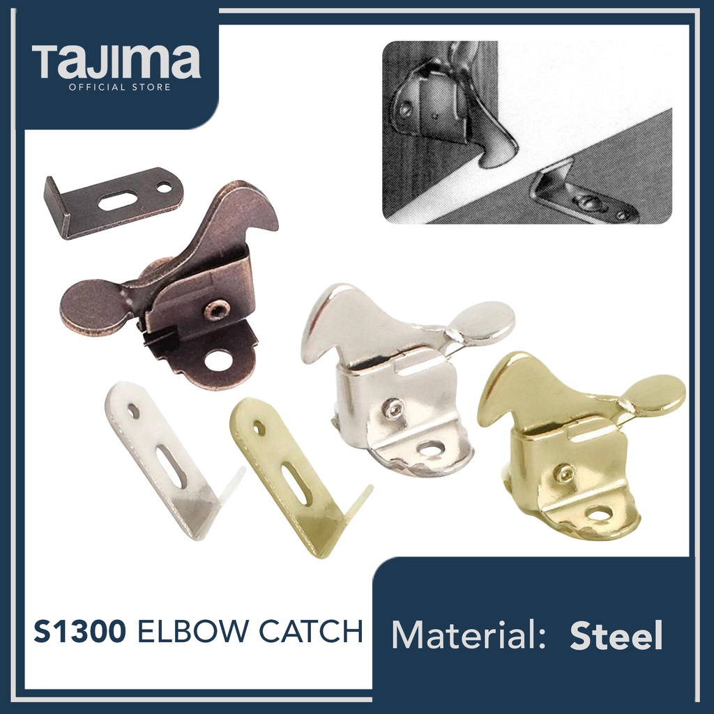 Cabinet Elbow Catch Door Hook (1 PC) | Shopee Philippines
