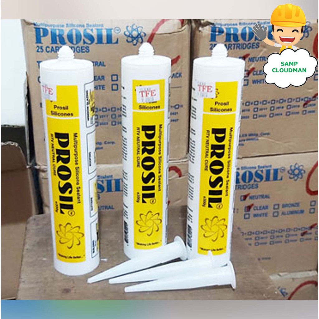 Prosil Multi-Purpose Silicone Sealant Neutral Cure White Clear Black ...