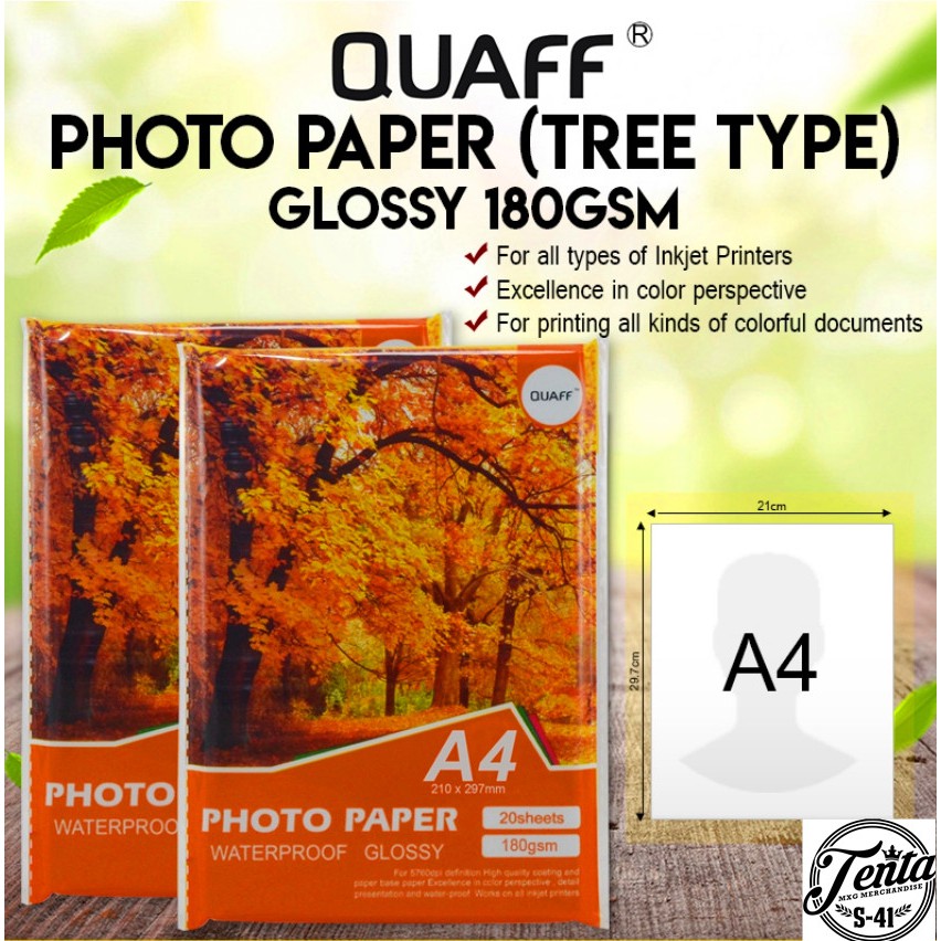 QUAFF Photo paper 180GSM | Shopee Philippines