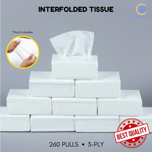 Facial Tissue 1 Pack order Tissue 3-Ply 260 Pulls Toilet Paper Facial ...