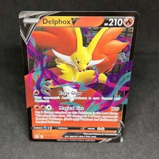 Pokemon TCG Delphox V Ultra Rare 027/196 2022 Sword & Shield Lost ...