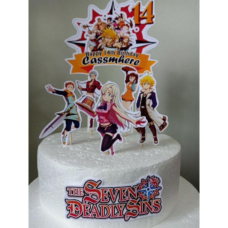 The Seven Deadly Sins Cake Topper | Shopee Philippines
