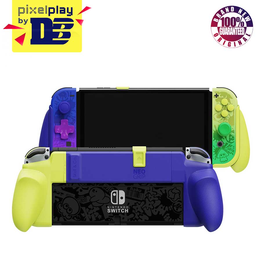 SKULL & CO. NSW Neogrip Limited Edition Splatoon 3 For Switch Oled ...