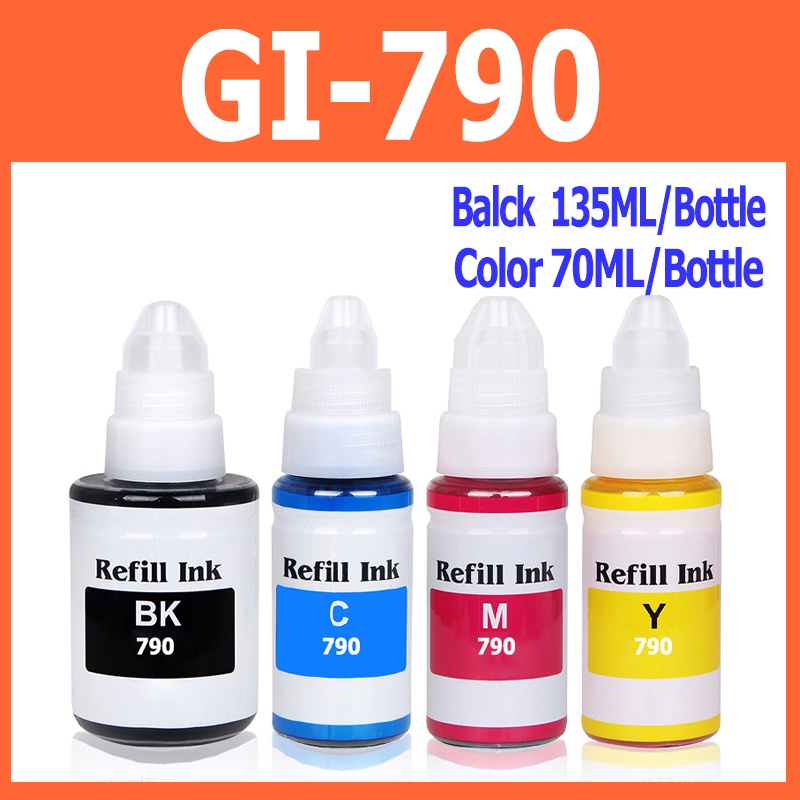 Canon GI-790 Ink GI-790 Black GI-790 Refill ink Compatible for G1000 ...