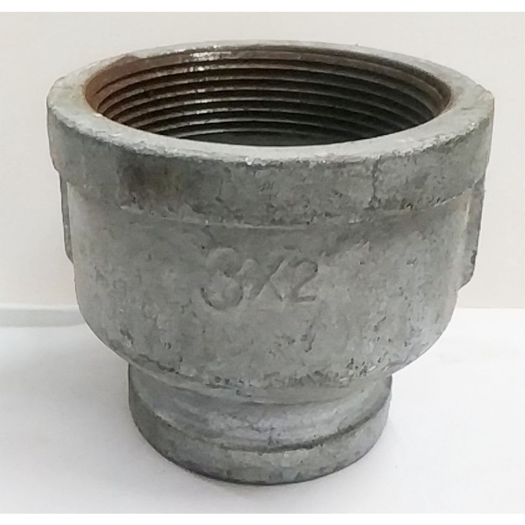Mech Gi Bell Reducer 3 X 2 Sch40 Threaded Screw Type Galvanized Iron