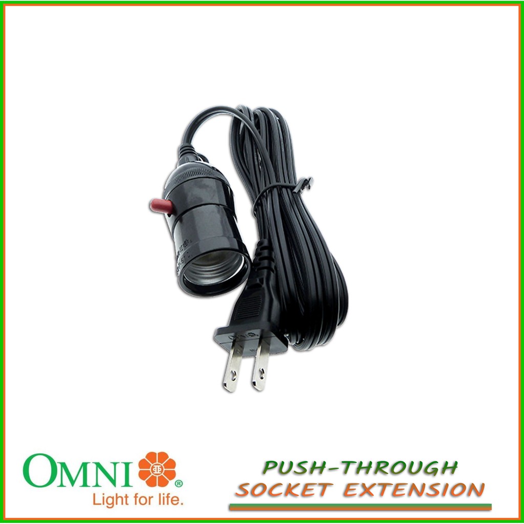 Omni Push Through Socket Extension E27-613-PK Original Authentic ...