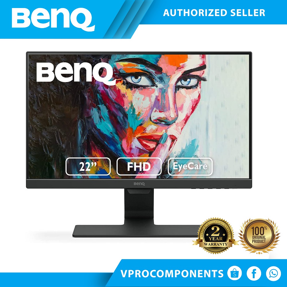 BenQ GW2280 22 Inch VA Full HD HDMI LED Eye-care Entertainment Office | Shopee Philippines