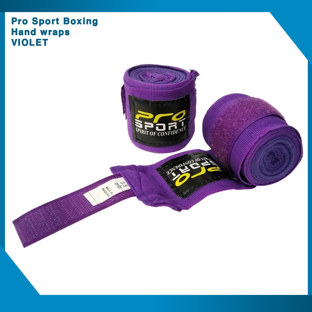 Pro Sport 3.5m Boxing Hand Wraps -Violet | Shopee Philippines