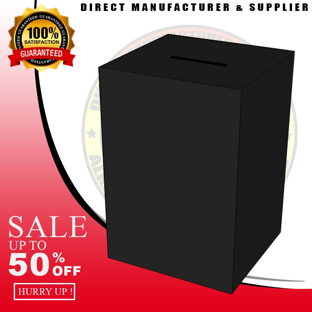 BIG- BLACK COINBANK alkansya ipon challenge paper bill & coin | Shopee ...