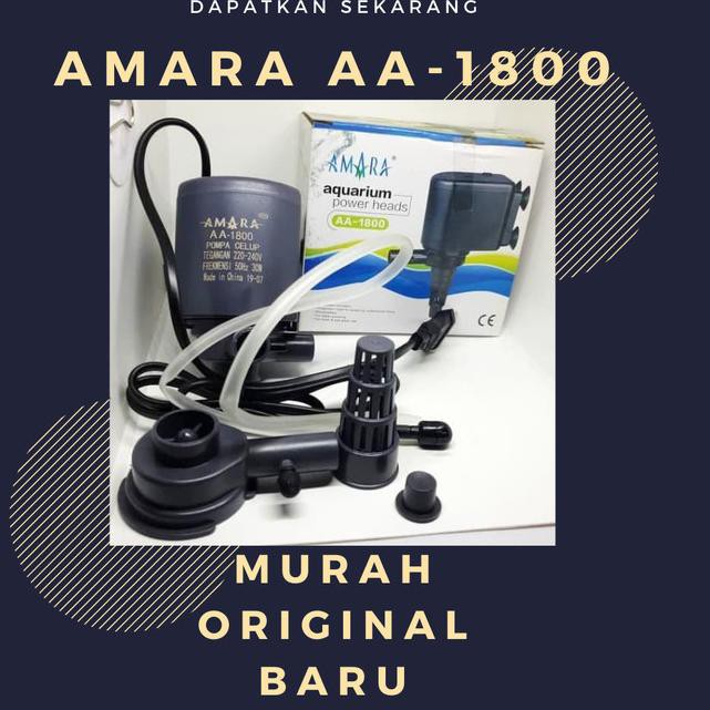 Zmj Amara Aa 1800 Submersible Pump Water Pump Power Head Aquarium Water ...