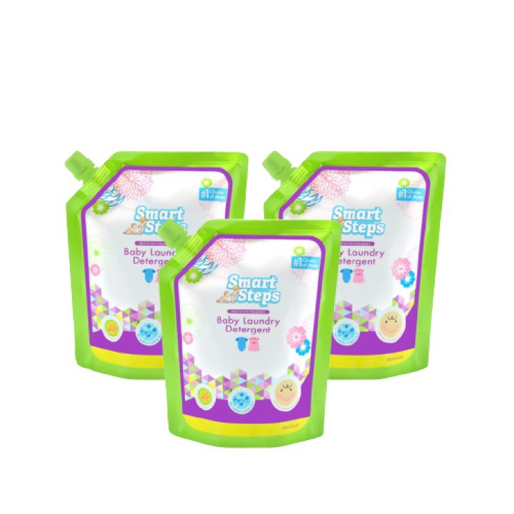 Smart Steps Liquid Detergent Set of 3 900ml | Shopee Philippines