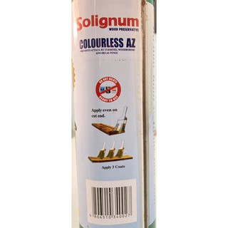 Solignum Wood Preservative Colourless / Clear AZ 1 Liter | Shopee ...