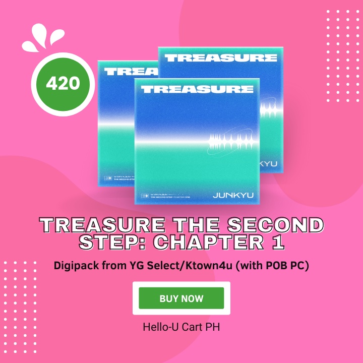 TREASURE The Second Step: Chapter One Digipack Album with POB | Shopee ...