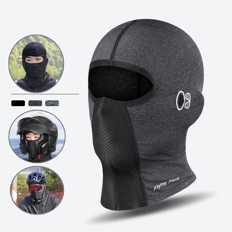 Summer Motorcycle Cycling Full Cover Mask Glasses Hole Sweat Sun ...