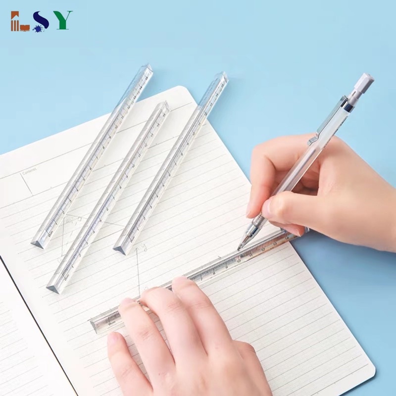Triangle Ruler Cute 15cm Paint Measuring Ruler For Student Stationery ...