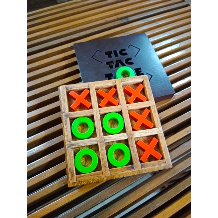Simply Creative Wooden Tic Tac Toe | Shopee Philippines