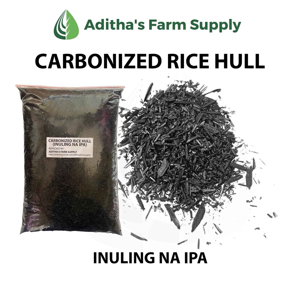 CRH / Inuling na Ipa (Carbonized Rice Hull) 500 grams | Shopee Philippines