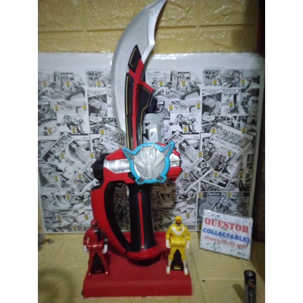 Power Rangers super Megaforce/Gokaiger toys weapon with ranger key ...