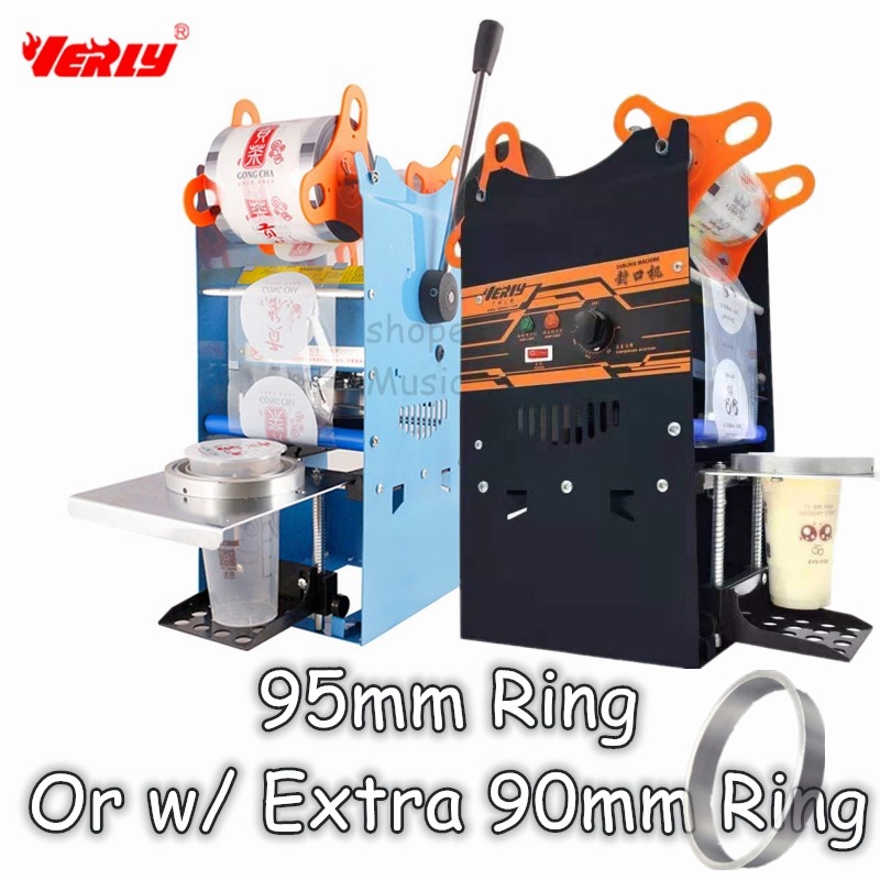 Heavy Duty Manual Cup Sealer Cup Sealing Machine Verly Coffee Boba ...