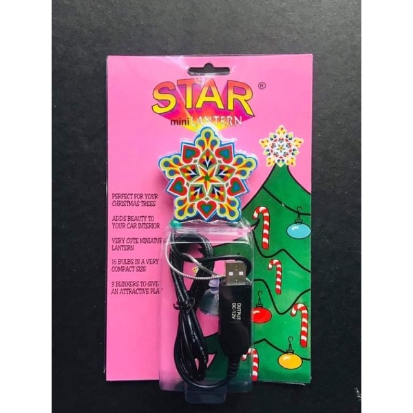 Star Car Mini Lantern USB (Mini Parol) | Shopee Philippines