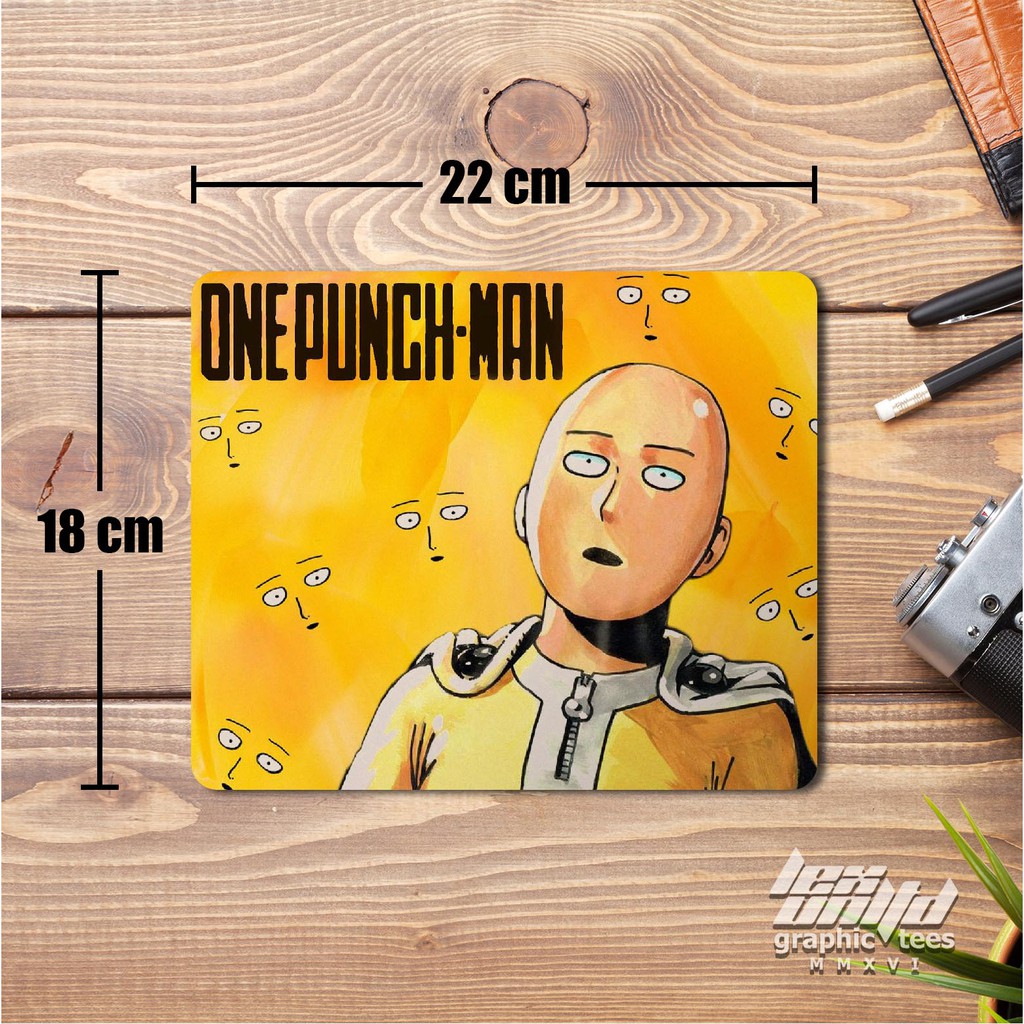 One Punch Man Custom Mouse Pad (Saitama Yellow) | Shopee Philippines