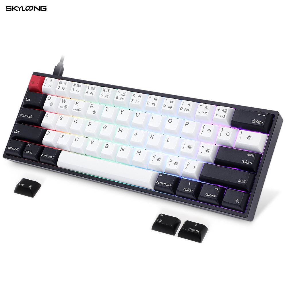 Skyloong AK61/AK61S series 61-key Gateron mechanical optical switch ...
